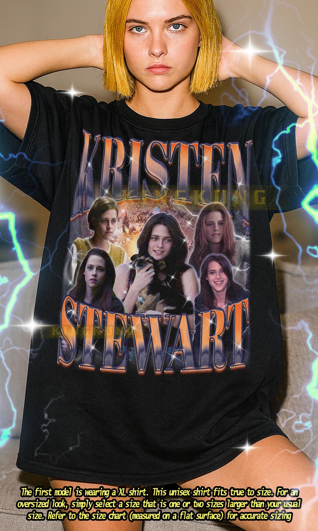Kristen Stewart Vintage Bootleg T-shirt, Kristen Stewart Retro 90s ...