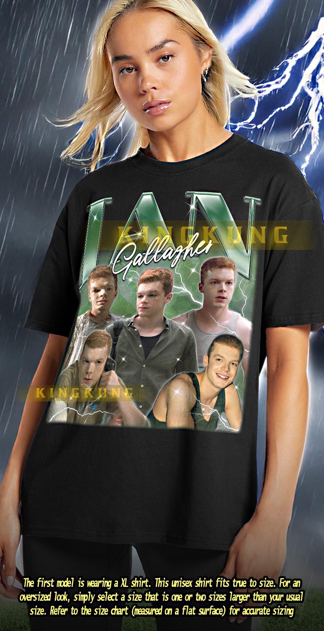 IAN GALLAGHER Shirt | Ian Gallagher Retro Tees, Ian Gallagher Bootleg ...