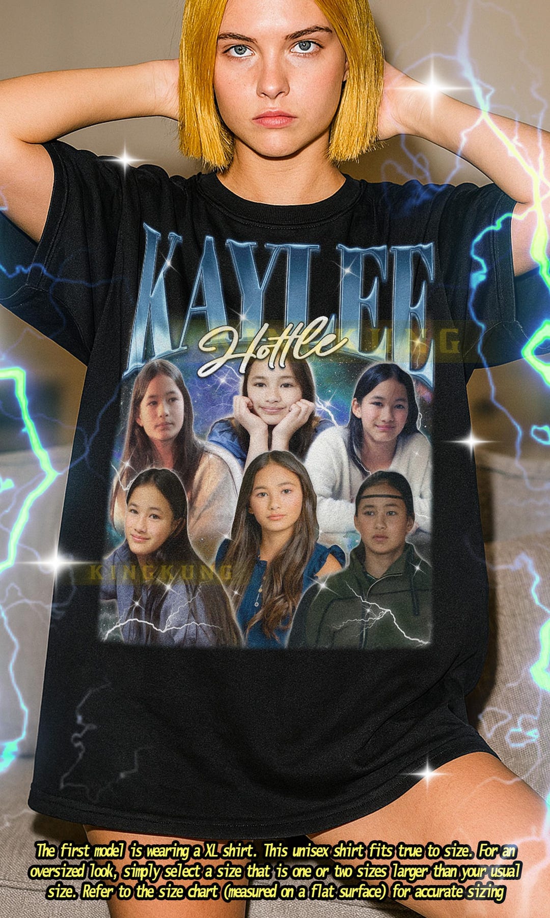 Kaylee Hottle Vintage Bootleg T-shirt, Kaylee Hottle Retro 90s Actress ...