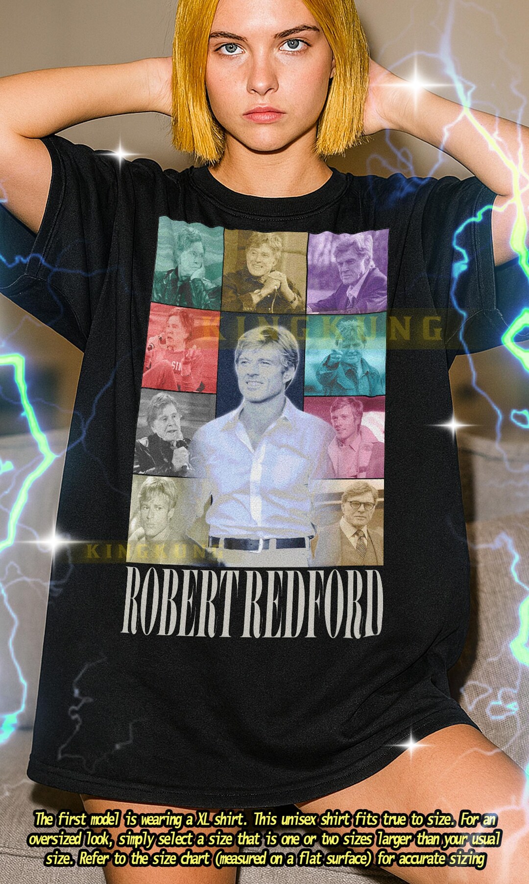 Robert Redford Bootleg Tee, Redford Longsleeve, Redford Graphic Tee ...