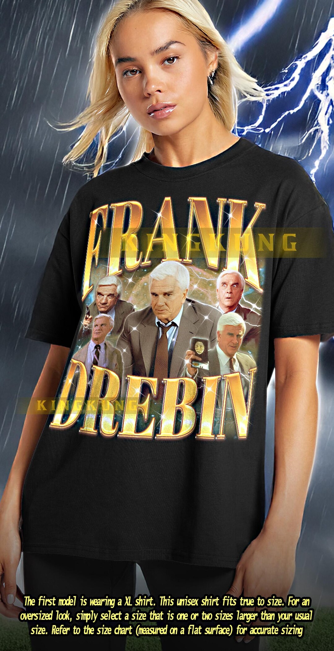 FRANK DREBIN Shirt | Frank Drebin Retro Tees, Frank Drebin Bootleg ...