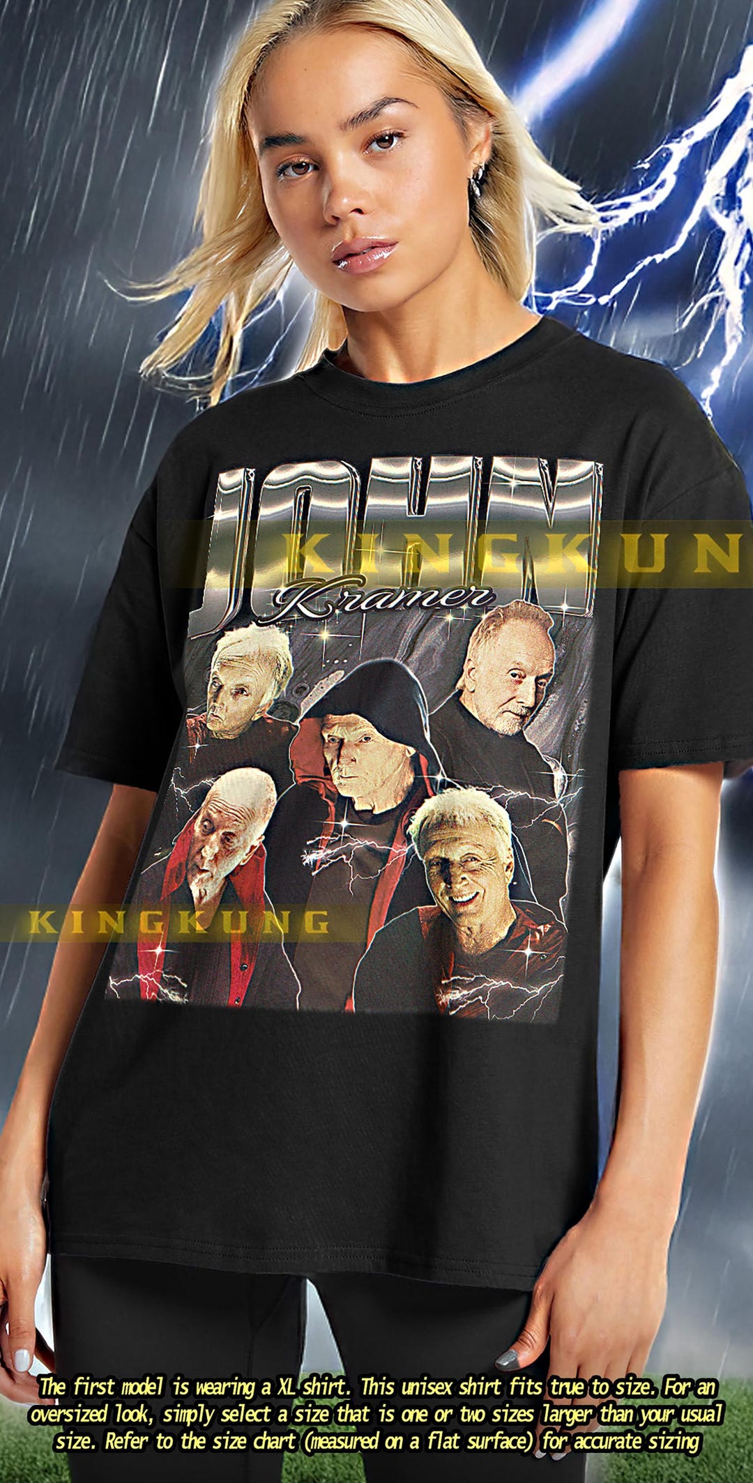 JOHN KRAMER Shirt - John Kramer Retro Tees, John Kramer Bootleg Tshirt ...