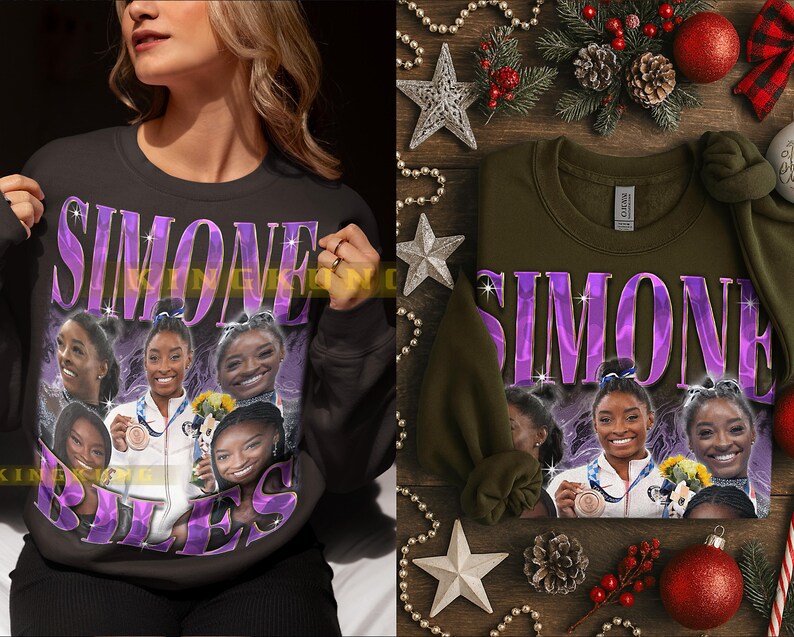 SIMONE BILES Vintage Shirt, Simone Biles Homage Tshirt, Simone Biles ...