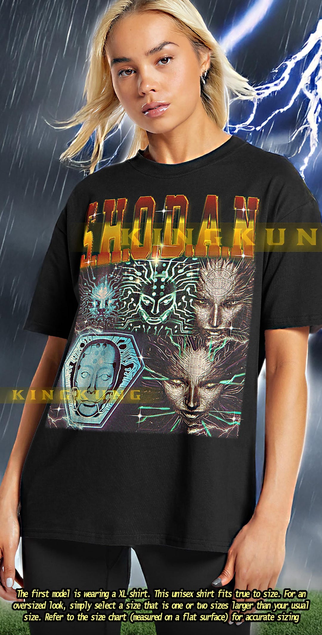 SHODAN Shirt - SHODAN Retro Tees, SHODAN Bootleg Tshirt, Shodan Vintage ...