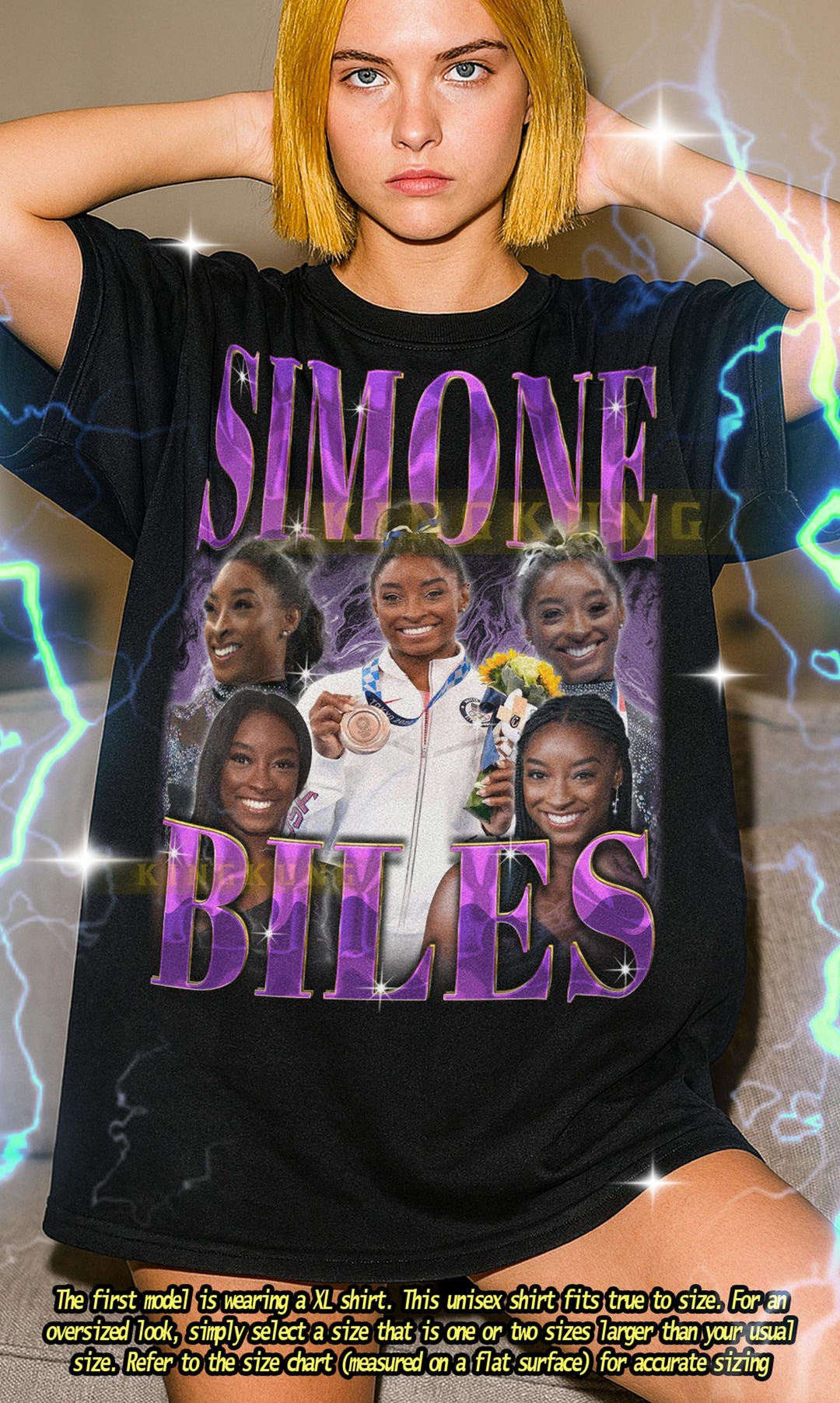 SIMONE BILES Vintage Shirt, Simone Biles Homage Tshirt, Simone Biles ...