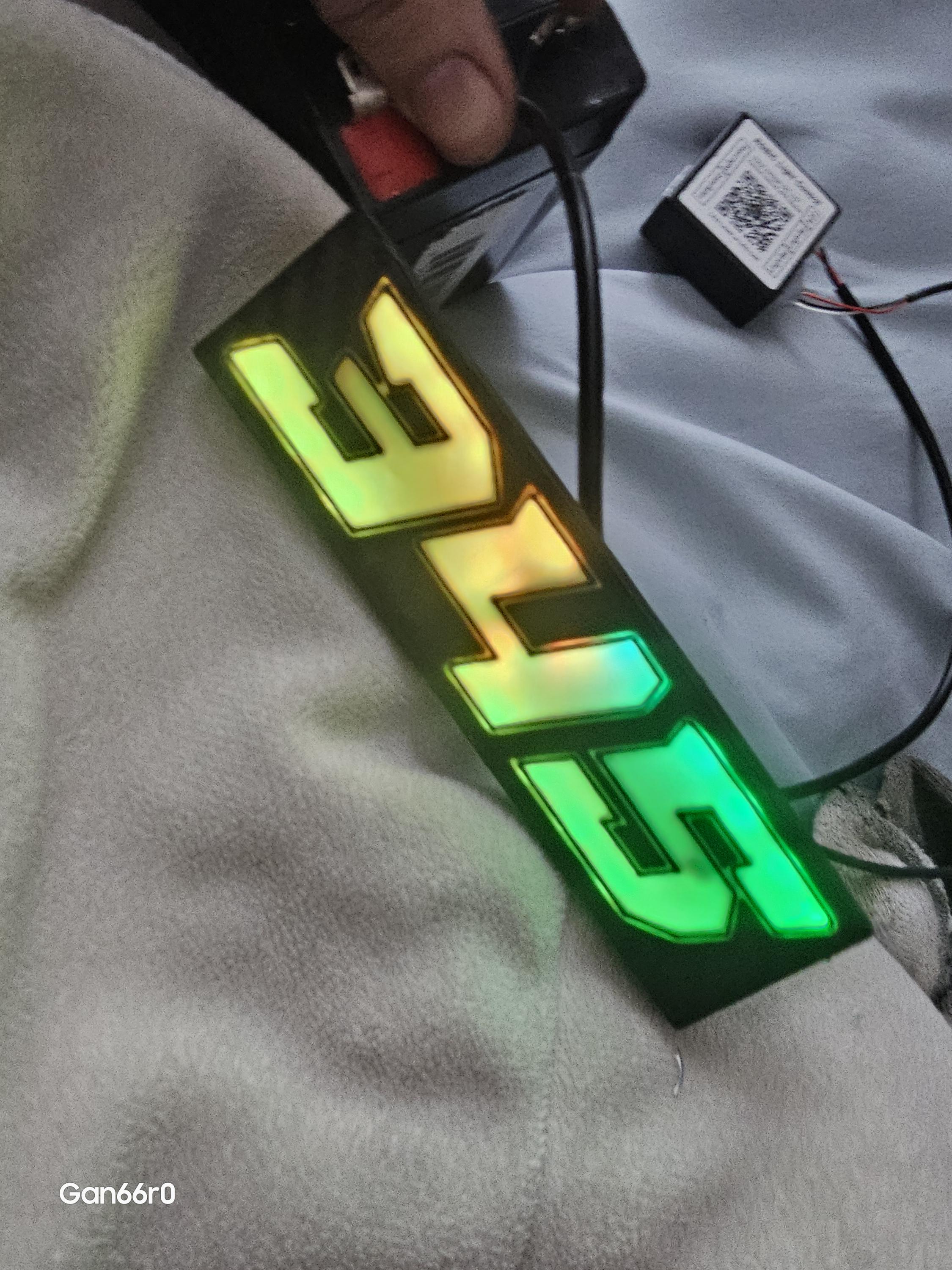Custom RGB 345 Car Badge Multi-color LED Illuminated Emblem - Etsy