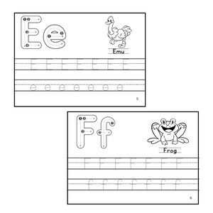 26 ABC Animal Themed Tracing Worksheets. Preschool- Kindergarten ...