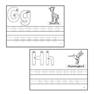 26 ABC Animal Themed Tracing Worksheets. Preschool- Kindergarten ...