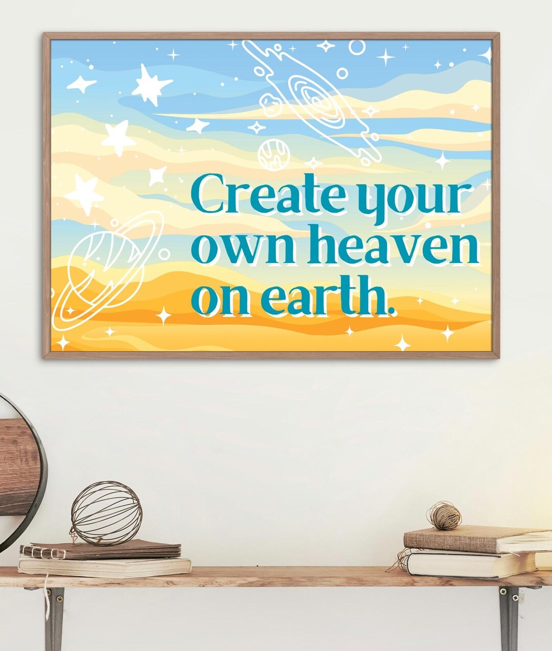 Create Your Own Heaven on Earth - Customizable Printable Template - Etsy
