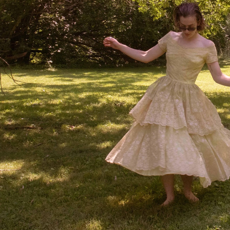 1950s Prom Dress - Etsy