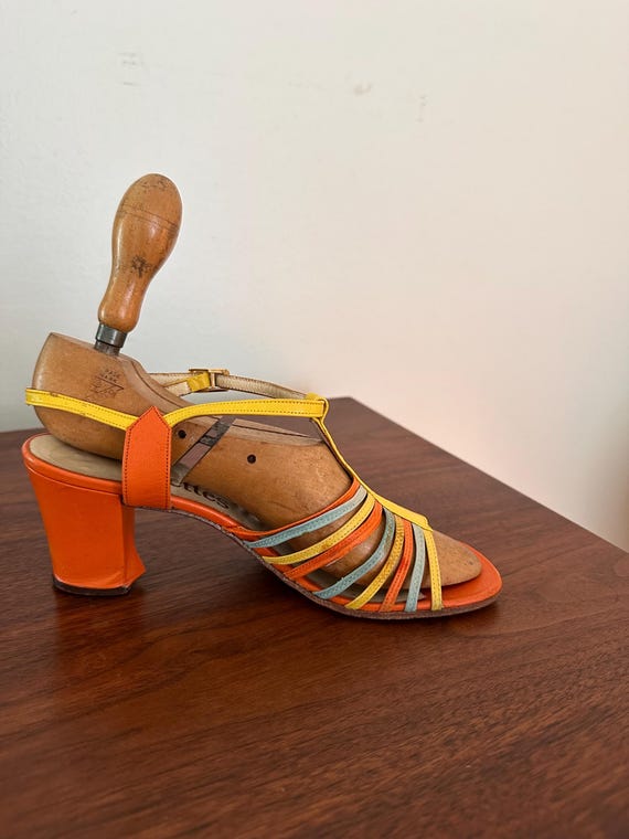 1960s colorful heels - Gem