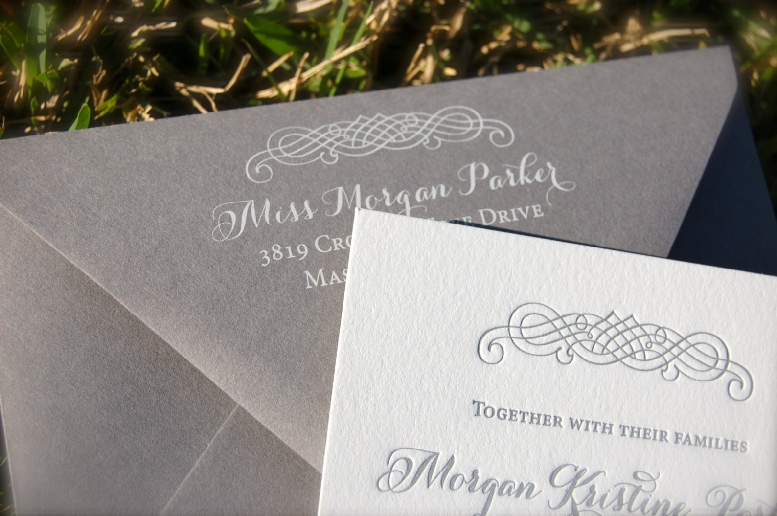 LDS Wedding Invitations Letterpress Wedding Invitations - Etsy