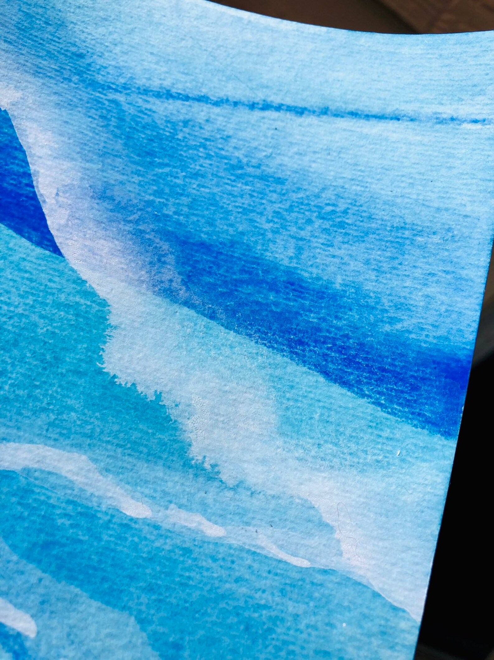 Watercolor Wave Quaker Marriage Certificate DEPOSIT - Etsy