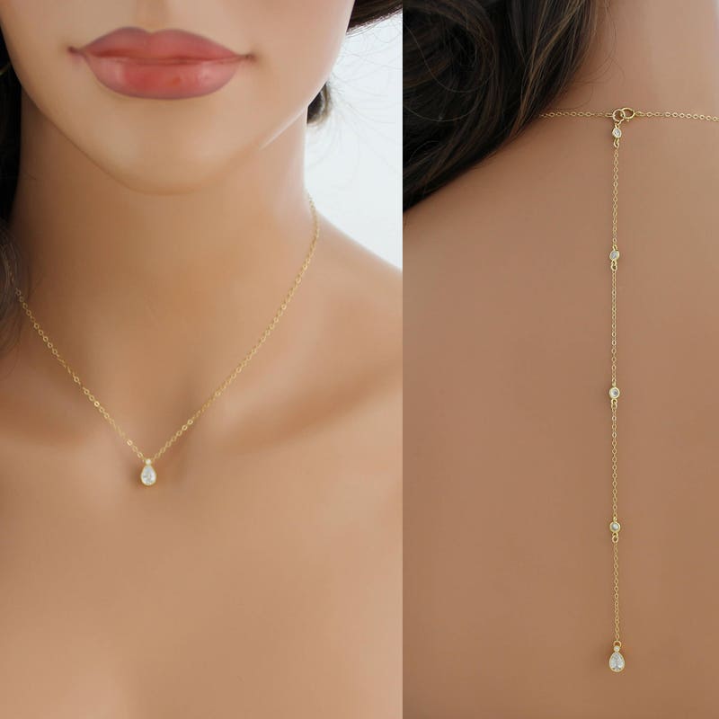 Back Necklace - Etsy