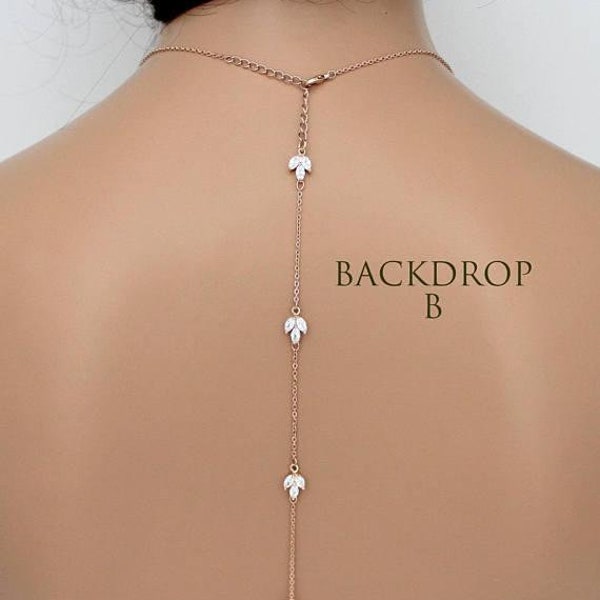 Back Necklace - Etsy
