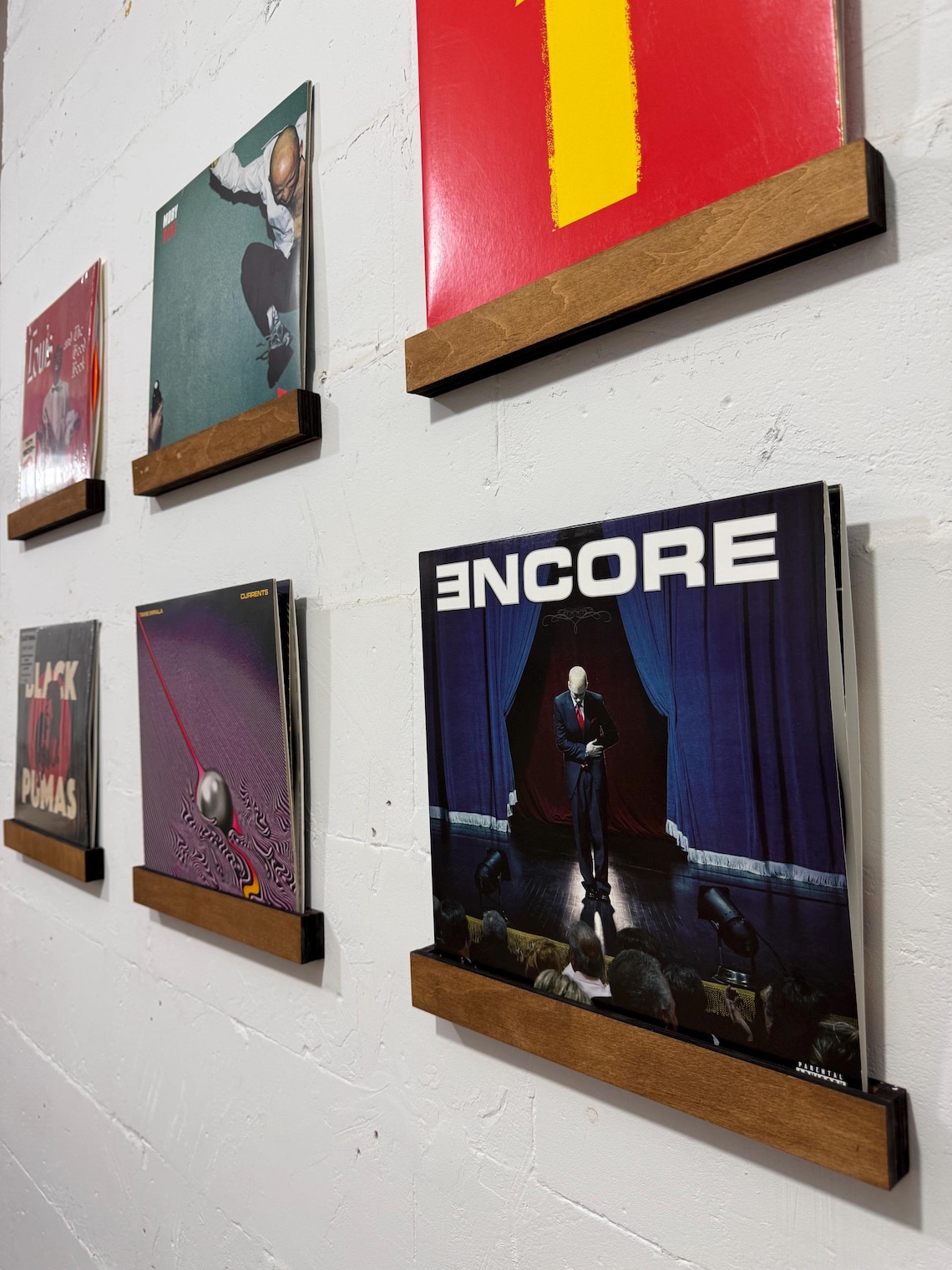 Set of Vinyl Record Ledge,floating Record Shelves,vinyl Record Wall ...