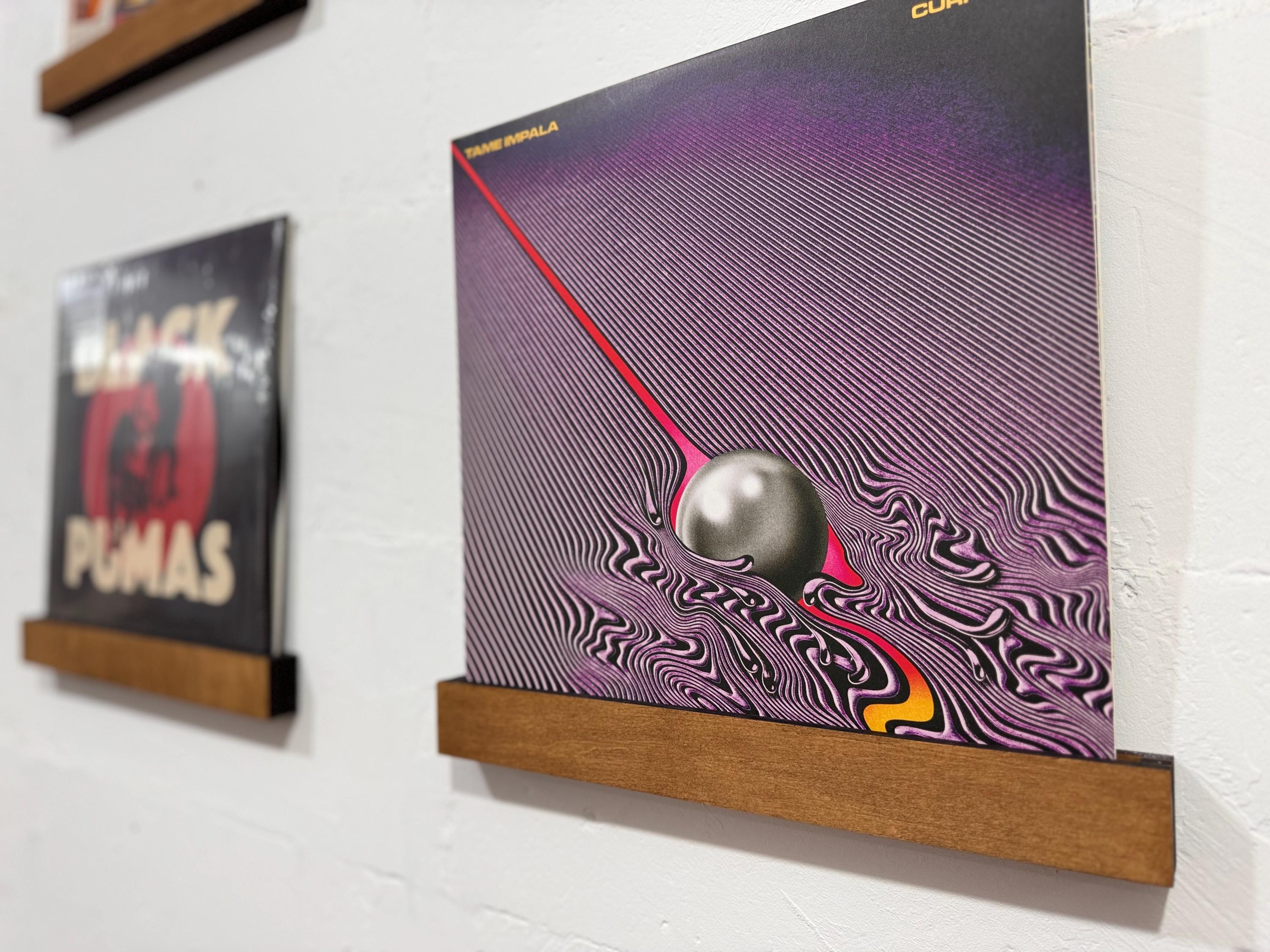 Set of Vinyl Record Ledge,floating Record Shelves,vinyl Record Wall ...