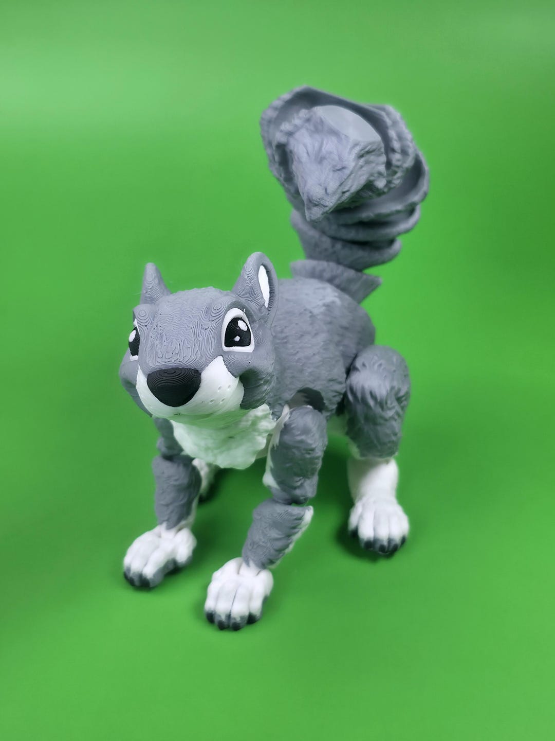 Squirrel - 3D Printed Realistic Animal Figurine - Customizable and ...