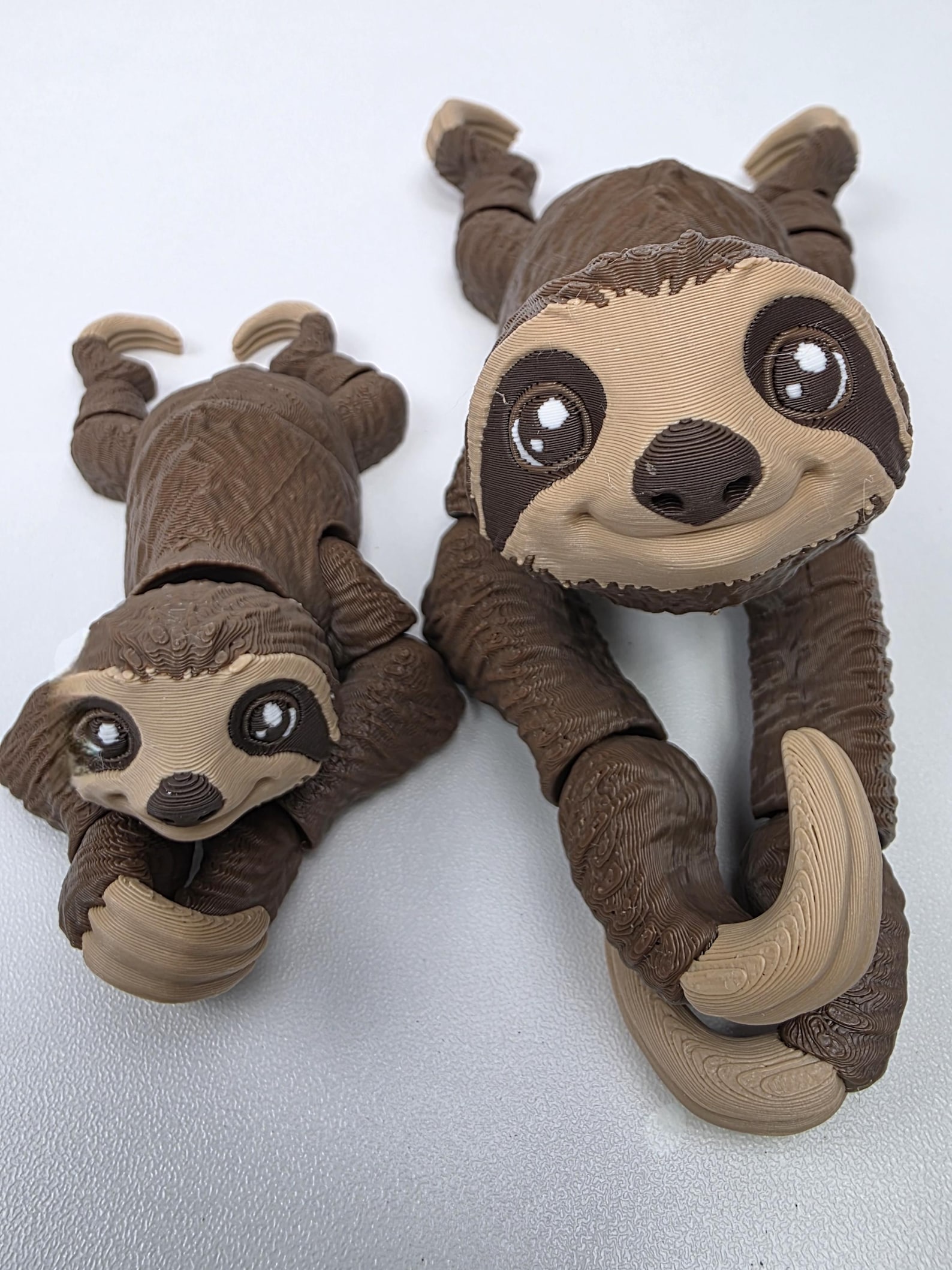 3D Printed Sloth - Articulated Fidget Toy - Customizable Realistic ...