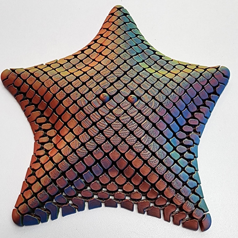 Articulated Starfish Fidget Toy - Realistic Starfish Flexi ...