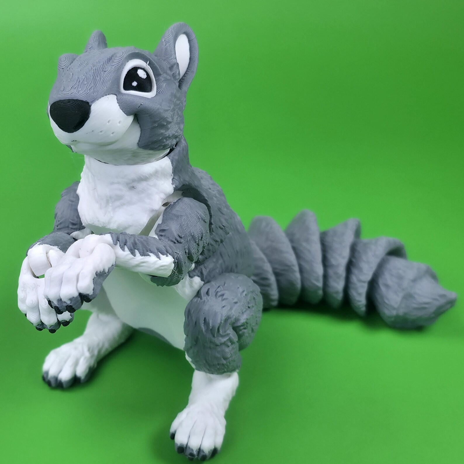 Squirrel - 3D Printed Realistic Animal Figurine - Customizable and ...