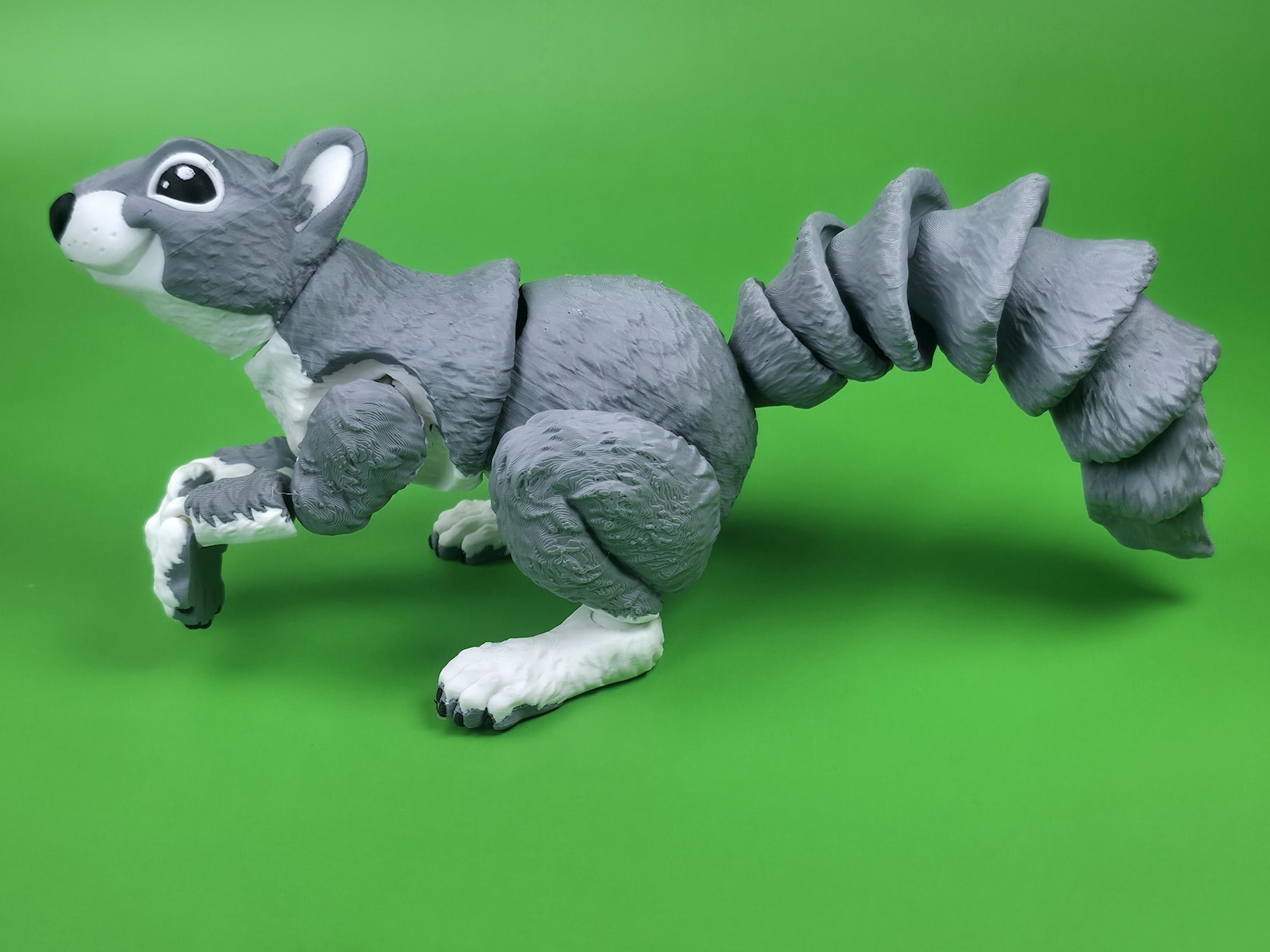 Squirrel - 3D Printed Realistic Animal Figurine - Customizable and ...