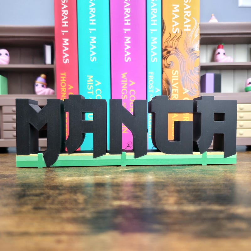 Manga Bookshelf Decor - Etsy