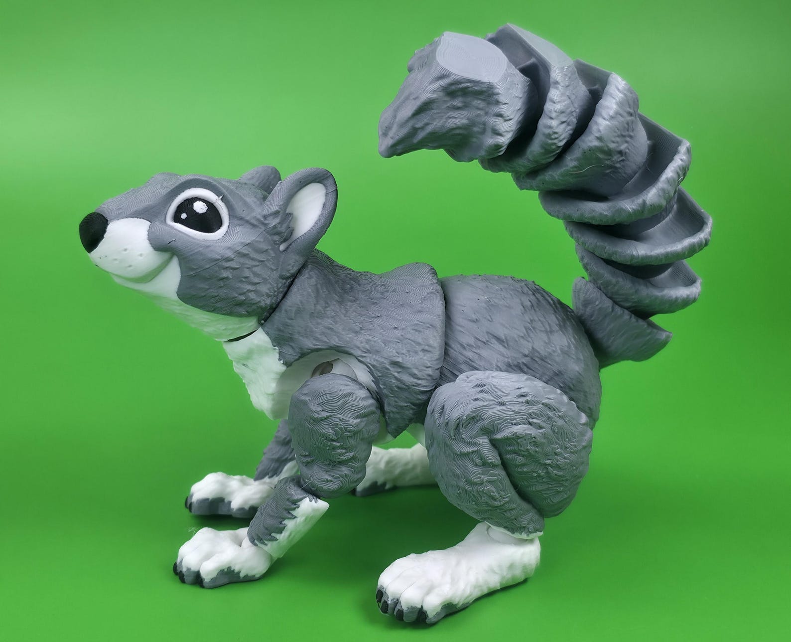 Squirrel - 3D Printed Realistic Animal Figurine - Customizable and ...