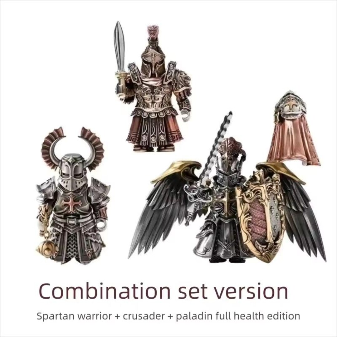 Spartan Warrior, Crusader Figurine, Paladyn Figure, Crimson Templar ...