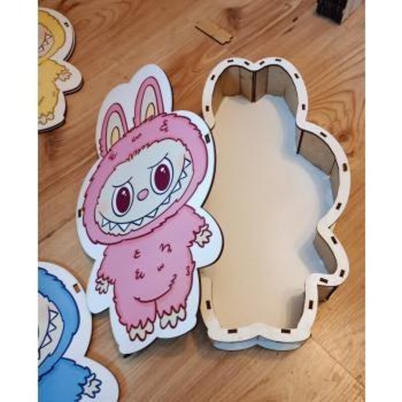 Labubu Character Gift Box: Whimsical Party Favor Candy Box - Etsy