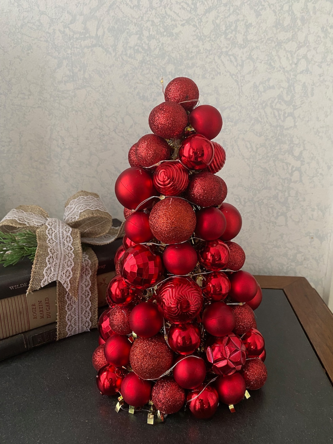 Ornament Tree, Christmas Ball Tree, Prelit Tree, Tabletop Tree ...
