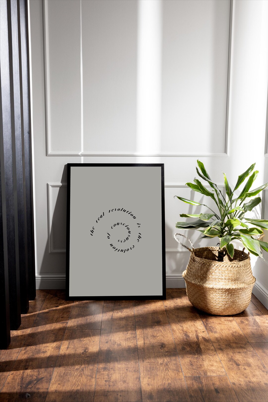 The Real Revolution is the Evolution of Consciousness Print, Minimalist ...