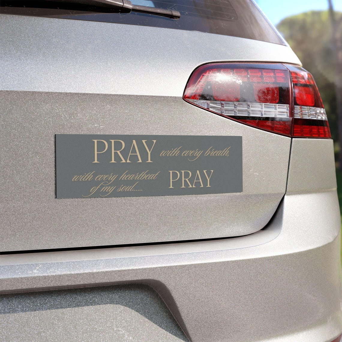 Pray Car Magnet, Religious Bumper Sticker, Bible Bumper Sticker, Pray ...