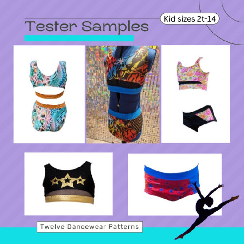 PDF Dance Pattern, 2pc Convention Wear, Costume Base, Childrens Dance ...