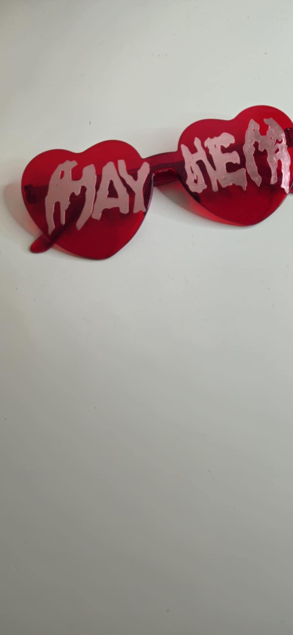 Lady Gaga Mayhem Tour 2025 Heart Glasses | Born This Way | Concert UK ...
