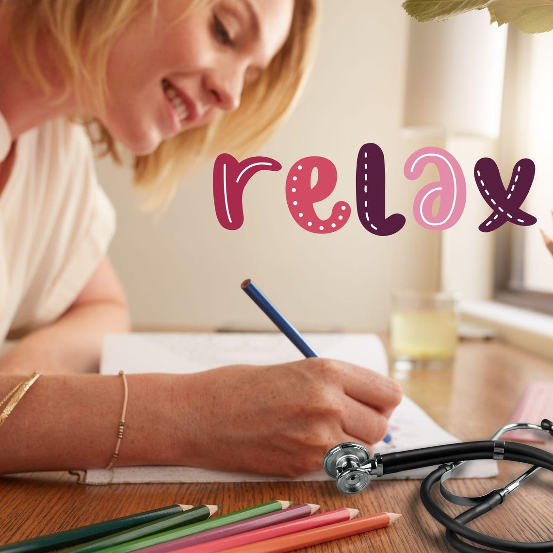 Throwback to the Past - Nurse Coloring Page, Instant Download, Nurse ...