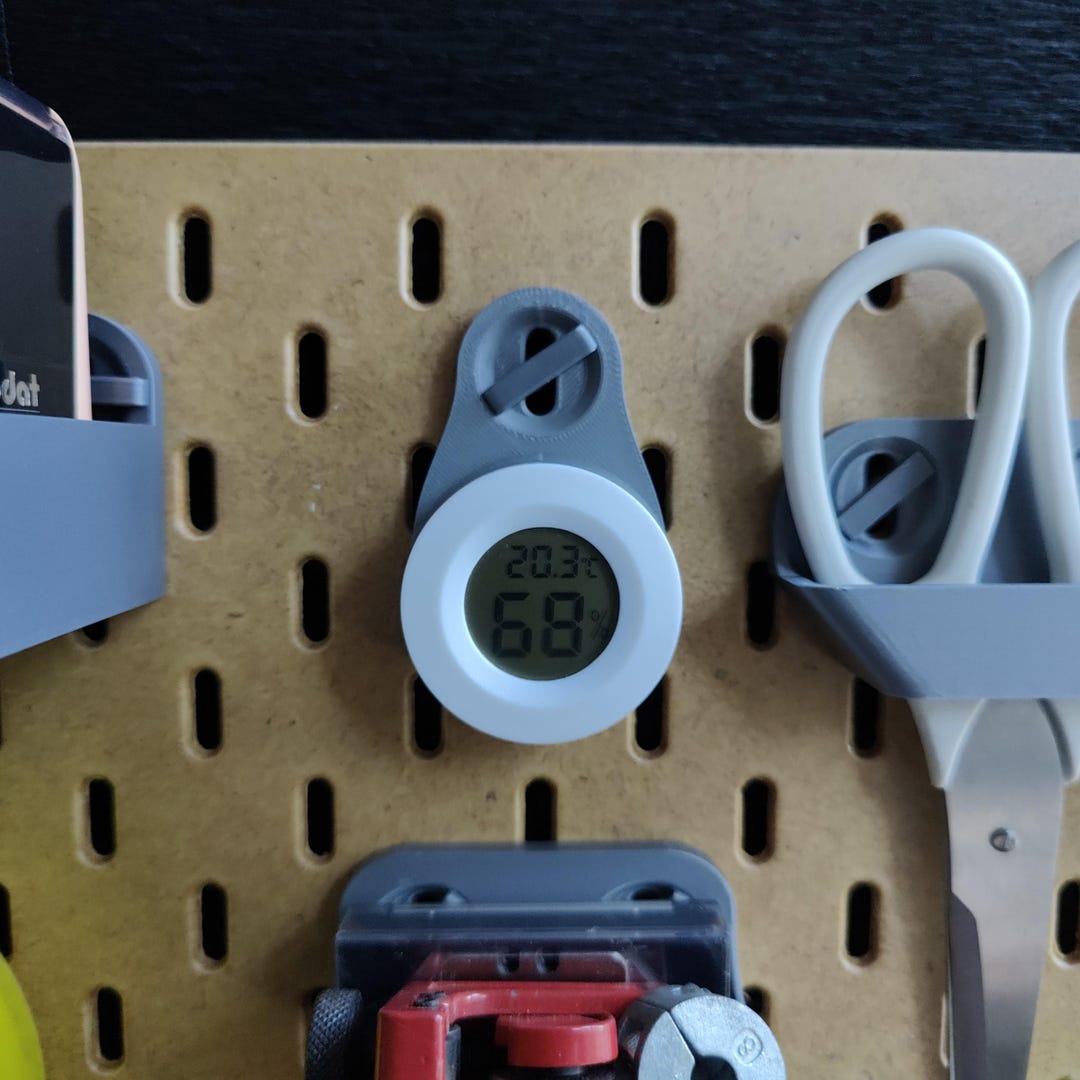 Thermohygrometer Stand Temperature and Humidity Meter V.1 Grey Panel ...