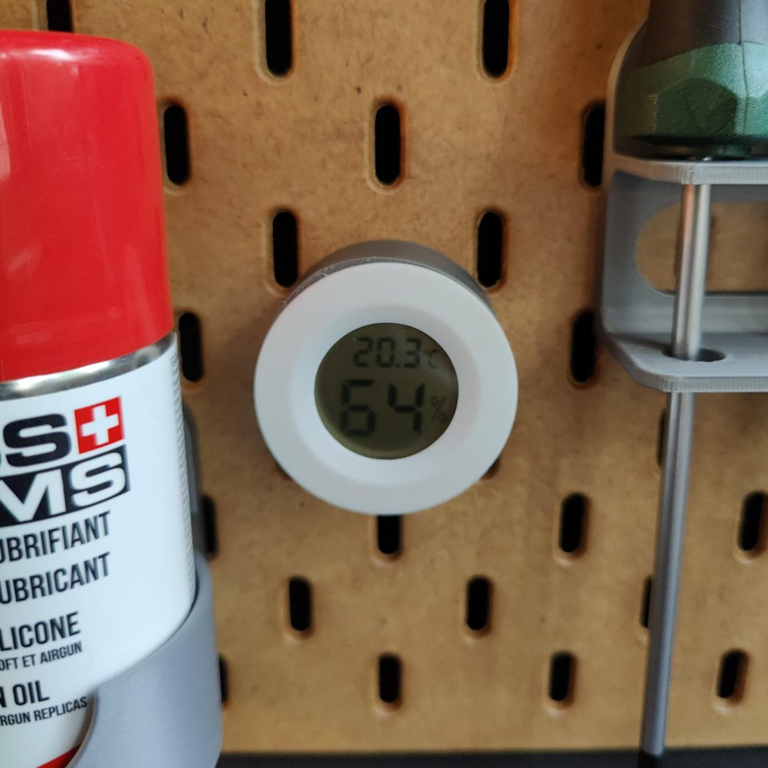 Thermohygrometer Stand Temperature and Humidity Meter V.2 Grey Panel ...