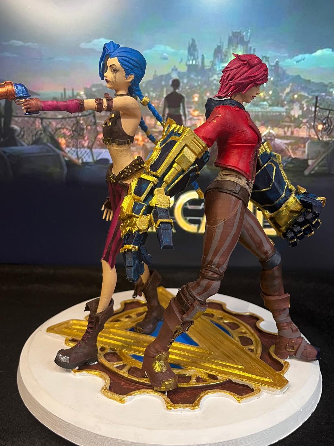 Jinx & Vi Action Figures League of Legends Collectibles-jinx and Vi ...