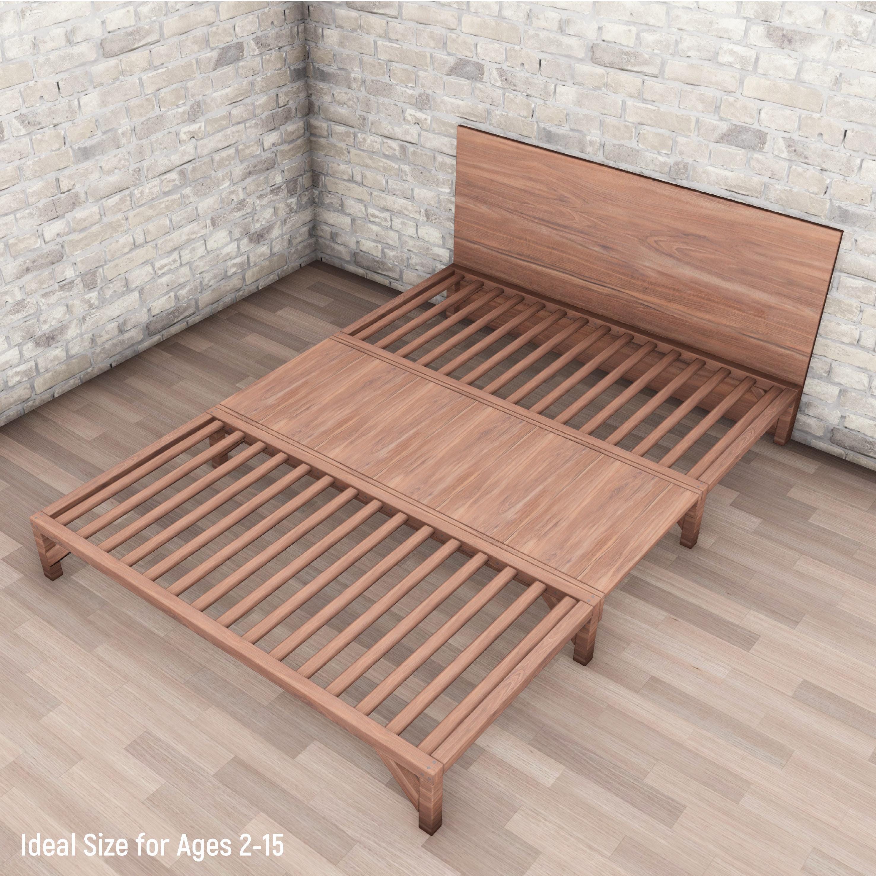 Convertible Baby Cradle PDF, Transforms Into Full-size Bed, Long ...