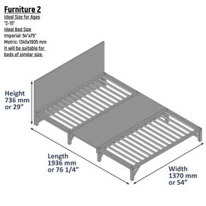 Convertible Baby Cradle PDF, Transforms Into Full-size Bed, Long ...
