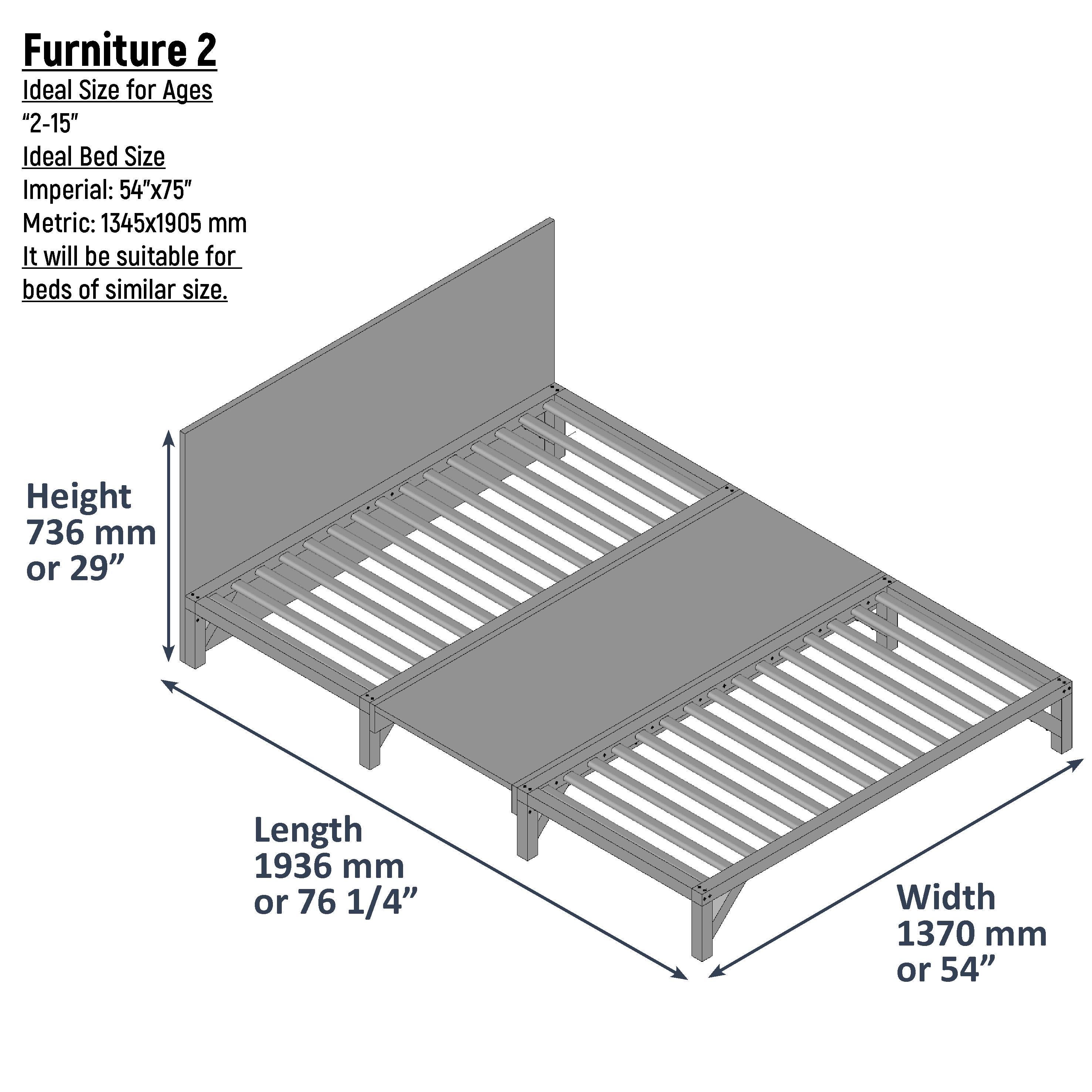 Convertible Baby Cradle PDF, Transforms Into Full-size Bed, Long ...