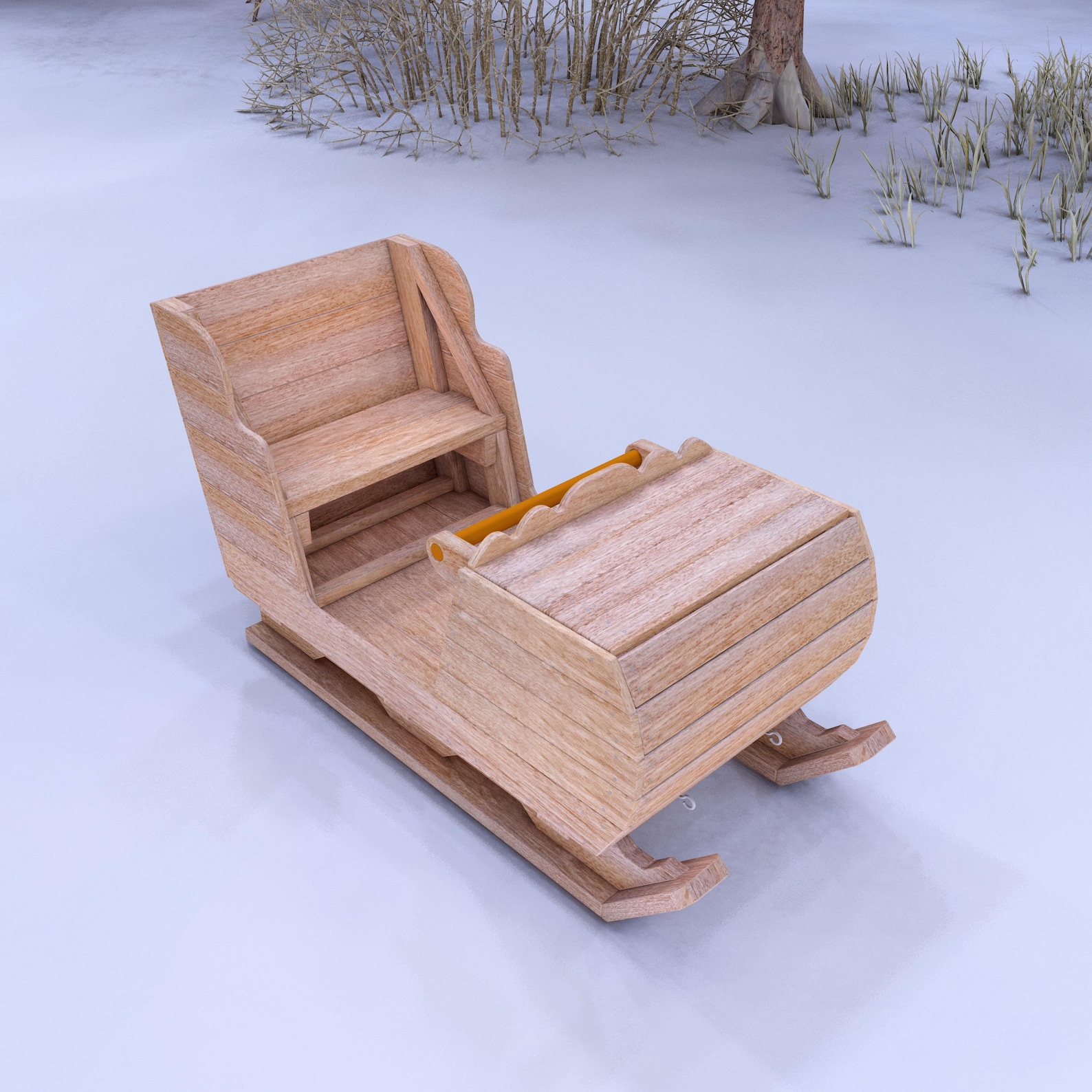 Santa Sleigh, Christmas Sled Furniture, Outdoor and Indoor Sleigh ...