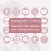 20 Pink Social Media Icons | Svg Png Social Icons | Instagram Facebook ...