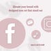 20 Pink Social Media Icons | Svg Png Social Icons | Instagram Facebook ...