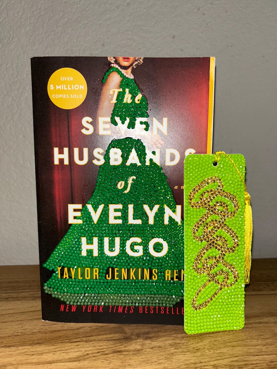 Bedazzled Book Cover of the Seven Husbands of Evelyn Hugo by Taylor ...
