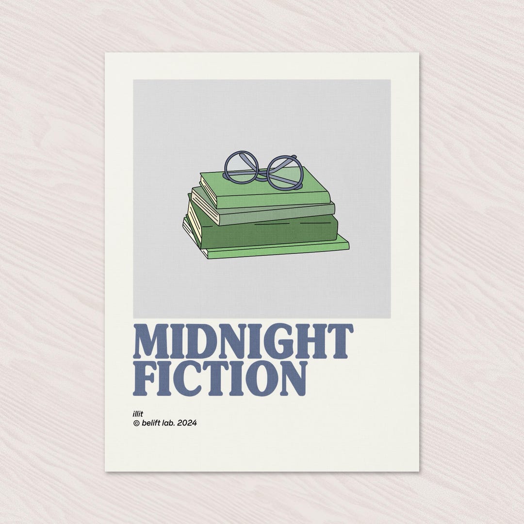 ILLIT Mini Poster | Midnight Fiction — Kpop Merch - Etsy