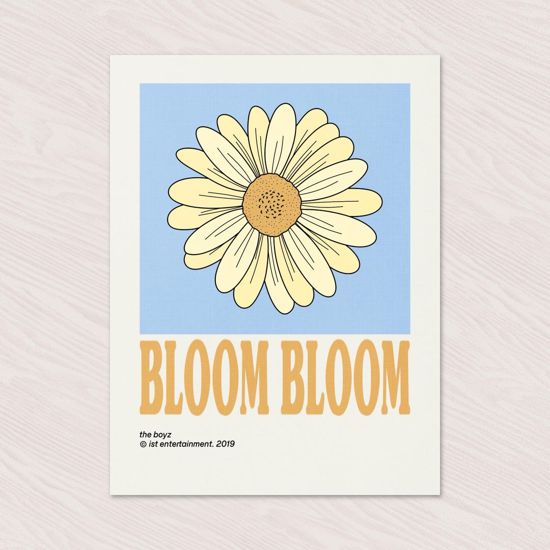 THE BOYZ Mini Poster | Bloom Bloom — Kpop Merch - Etsy