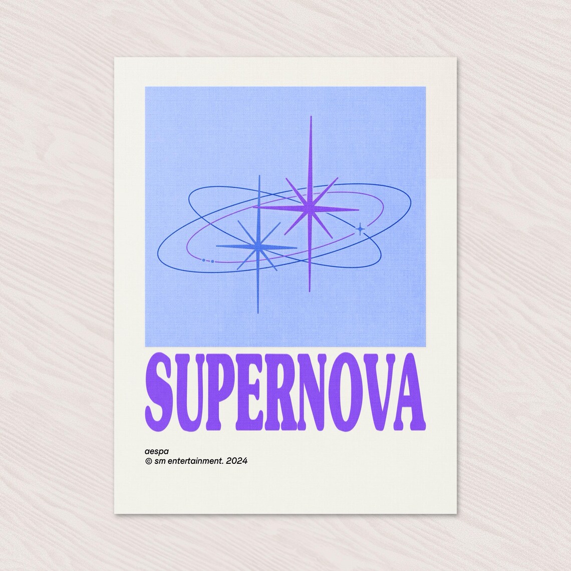 AESPA Mini Poster | Supernova — Kpop Merch - Etsy