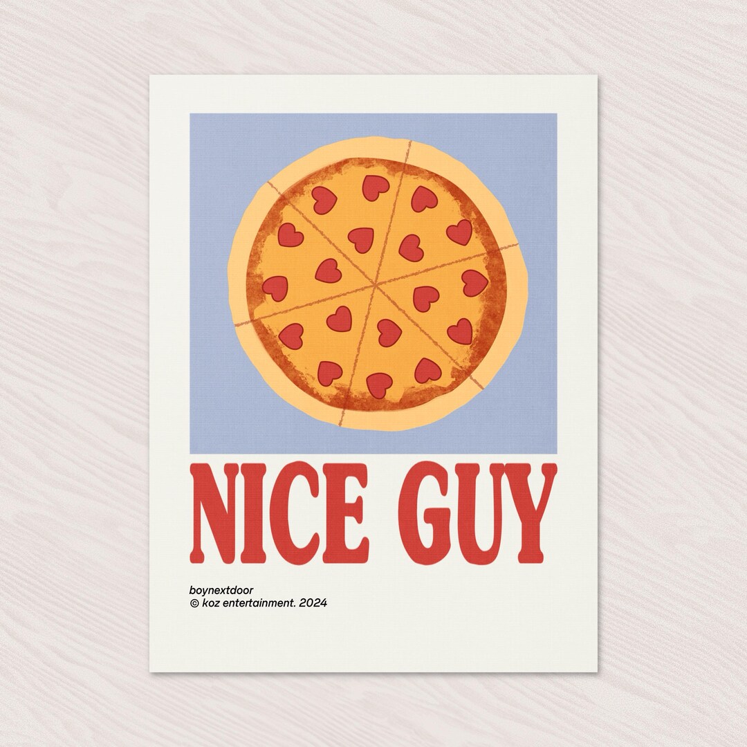 BOYNEXTDOOR Mini Poster | Nice Guy — Kpop Merch - Etsy